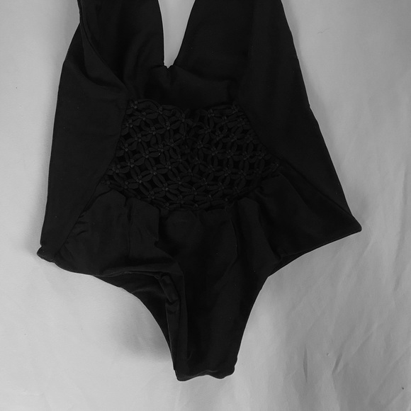 Mikoh | Swim | Mikoh Black Macrame Bathing Suit Sz Xs | Poshmark